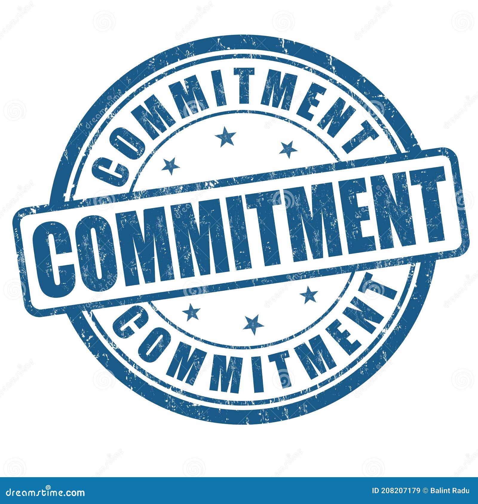 Commitment Grunge Rubber Stamp Stock Vector - Illustration of ...
