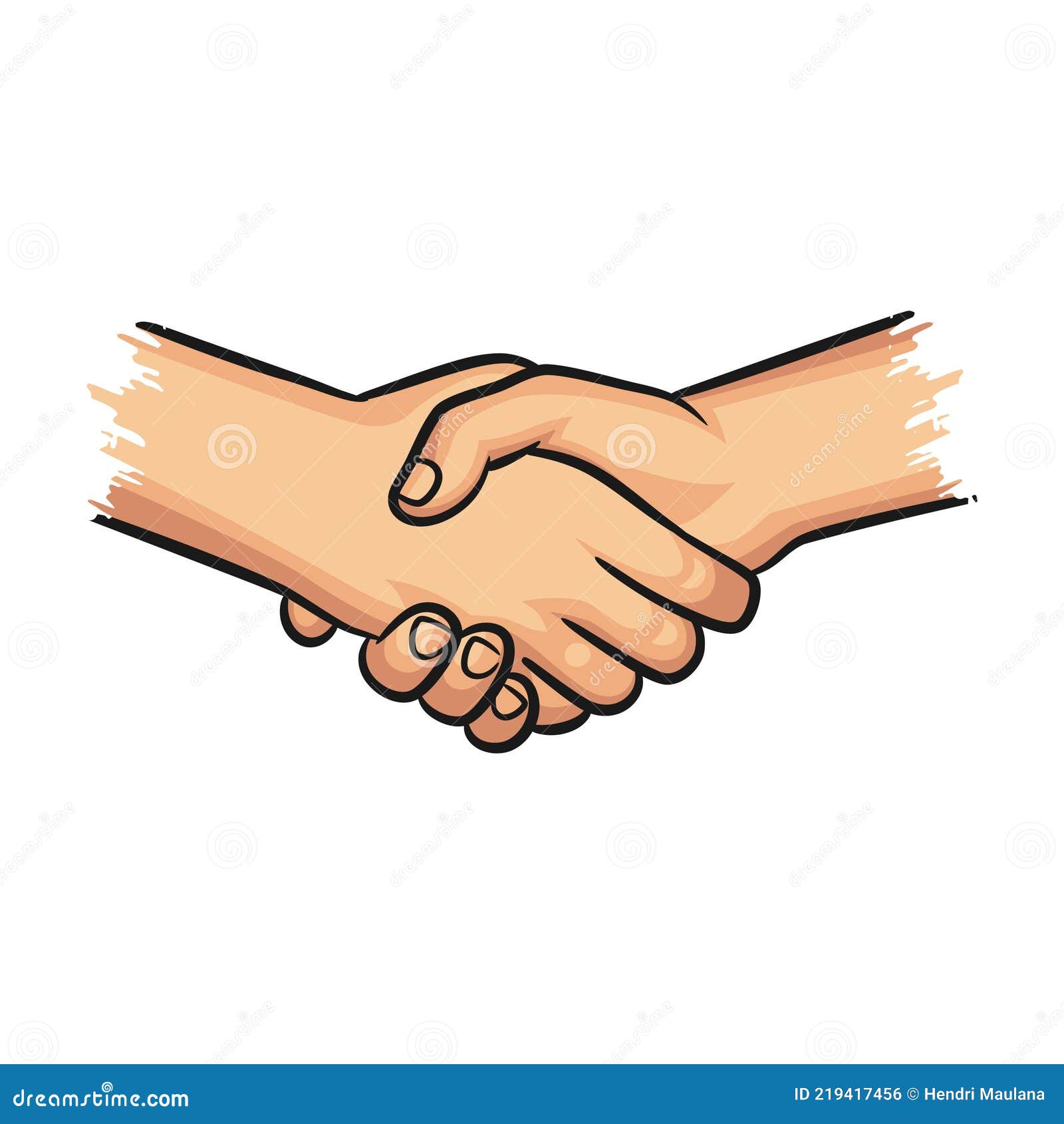 Commitment, Hand Deal, Business, Hand Shake Stock Vector - Illustration ...