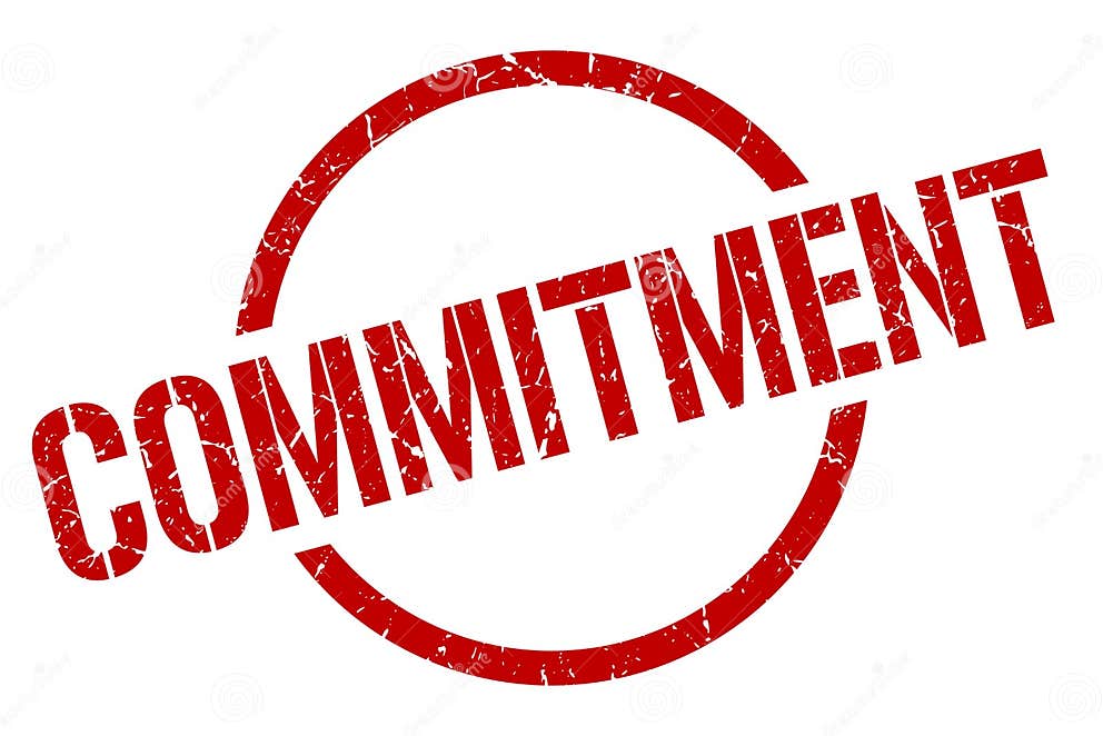 Commitment stamp stock vector. Illustration of textured - 137022508