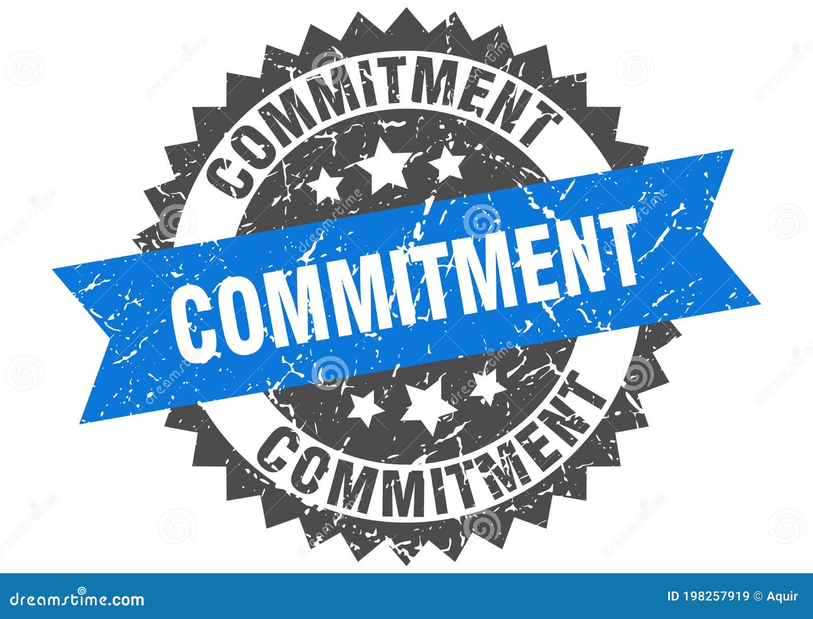 Commitment Stamp. Commitment Grunge Round Sign Stock Vector ...