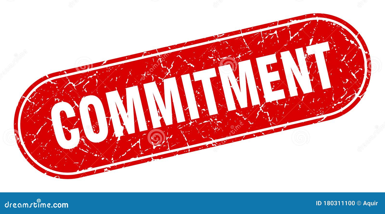 Commitment Sign. Commitment Grunge Stamp Stock Vector - Illustration of ...