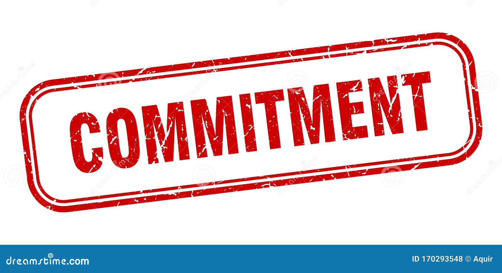 Commitment Stamp. Commitment Square Grunge Sign Stock Vector ...