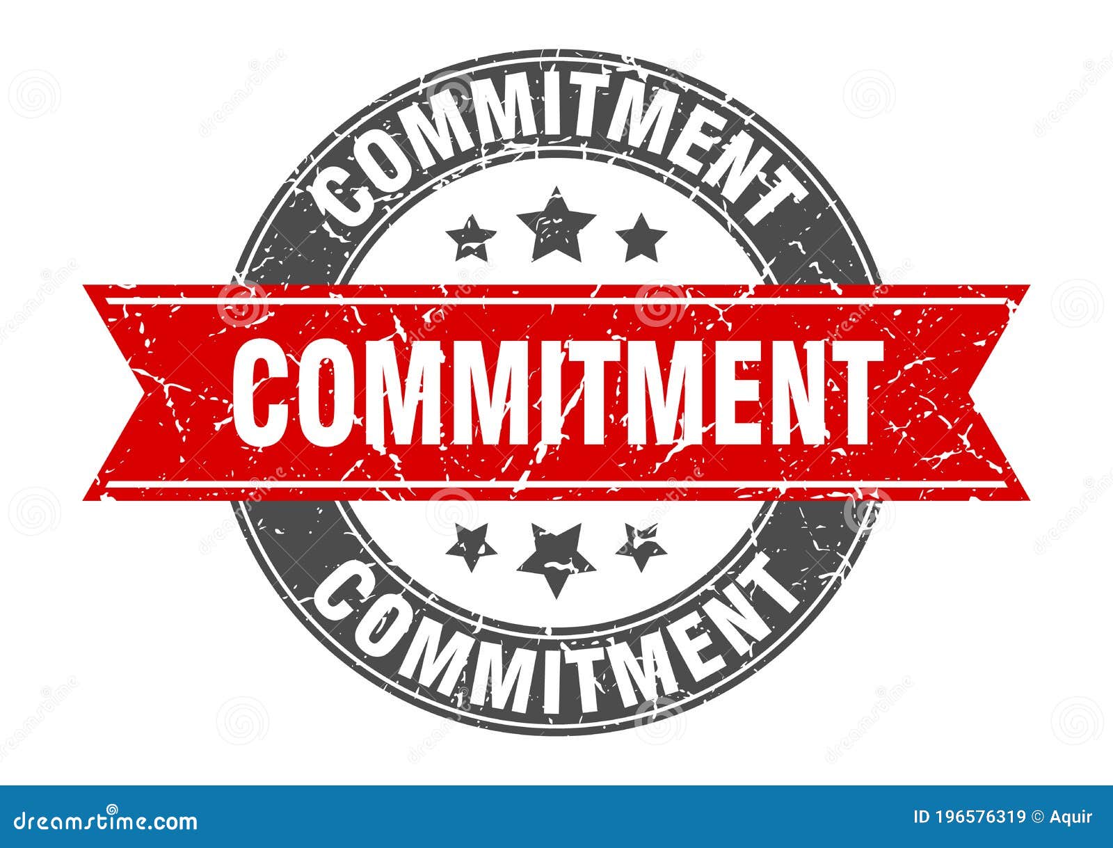 Commitment stamp stock vector. Illustration of seal - 196576319
