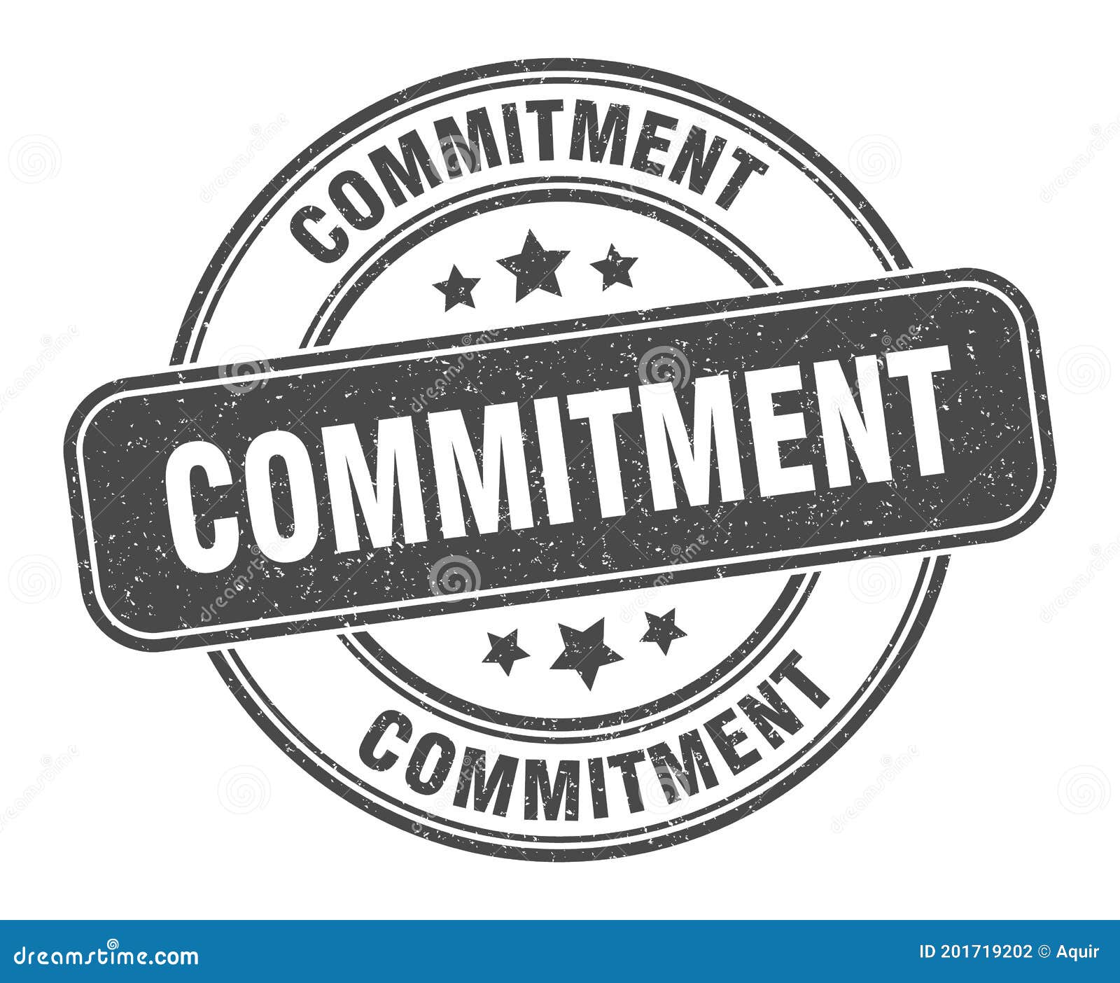 Commitment Stamp. Commitment Round Grunge Sign Stock Vector ...