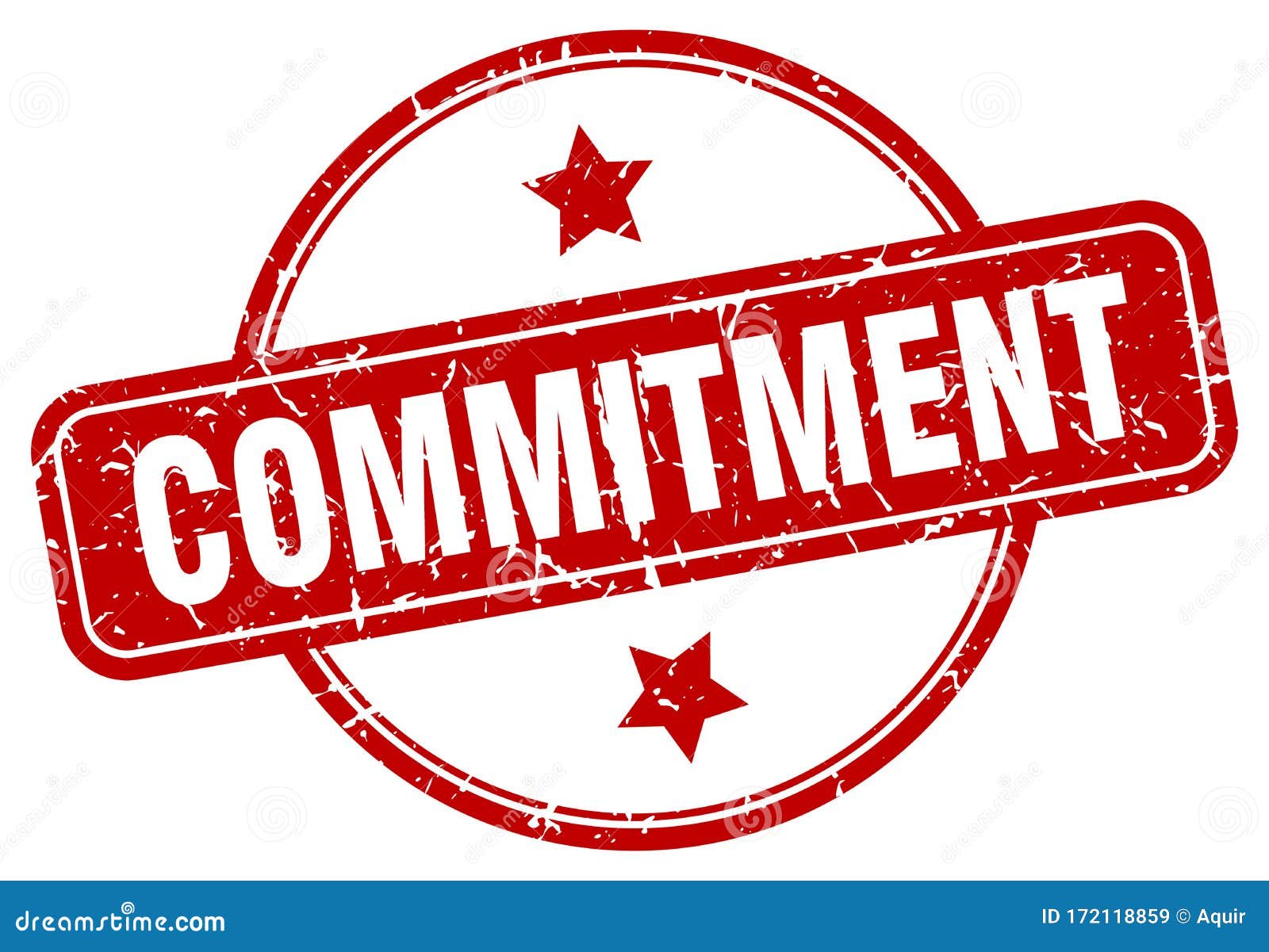 Commitment Stamp. Commitment Round Grunge Sign Stock Vector ...
