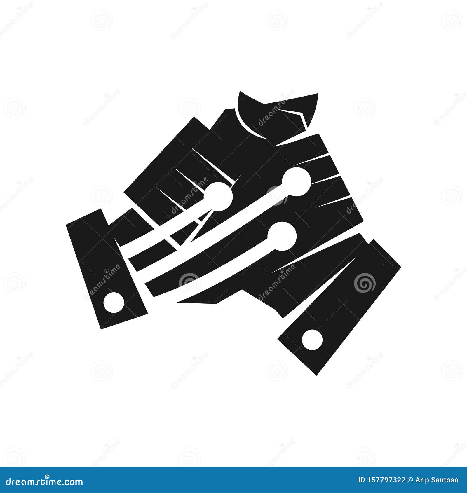 Commitment Teamwork Together Business Black Logo Illustration Vector ...