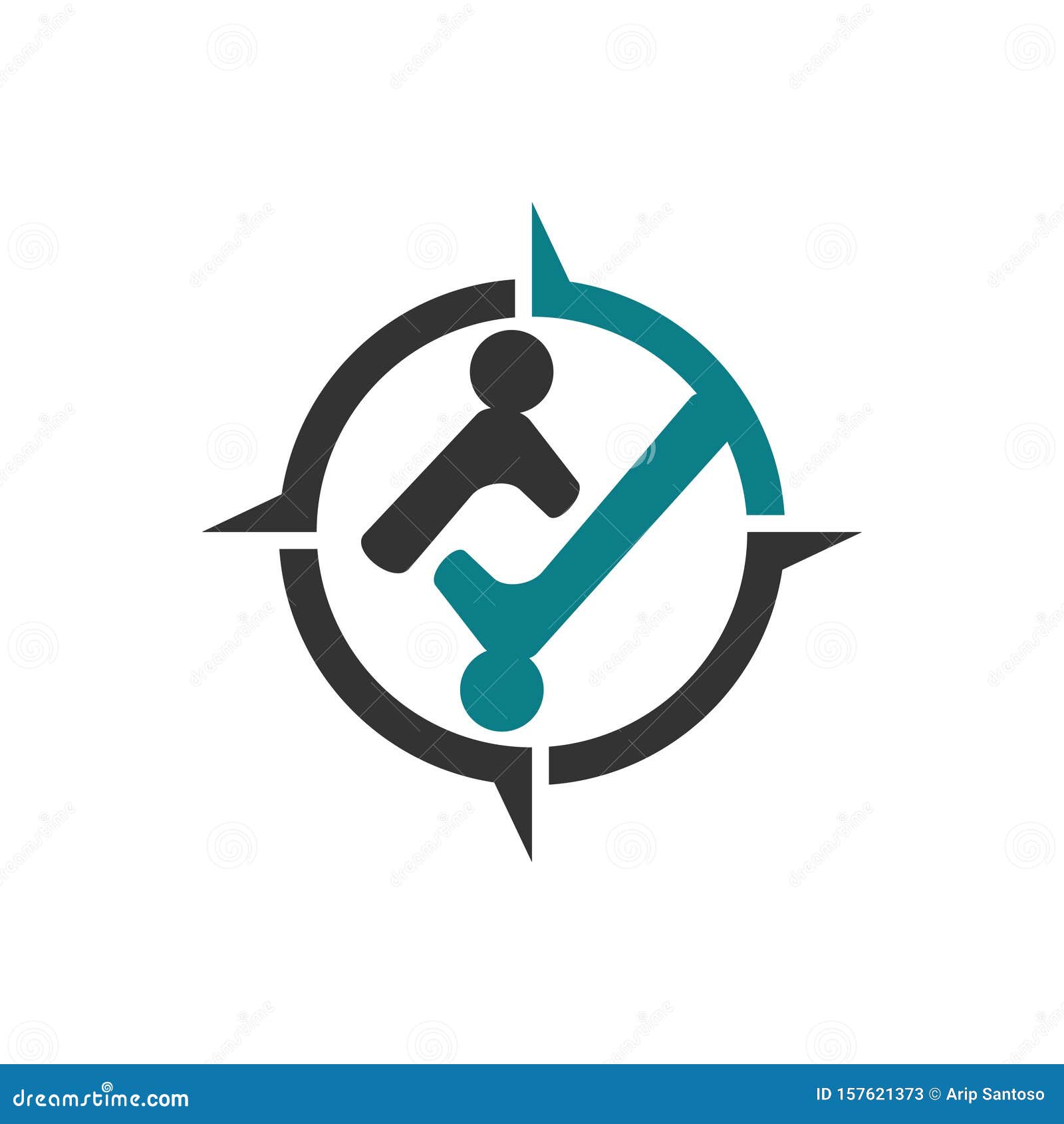 Commitment Teamwork Together Business Logo Illustration Vector Stock ...