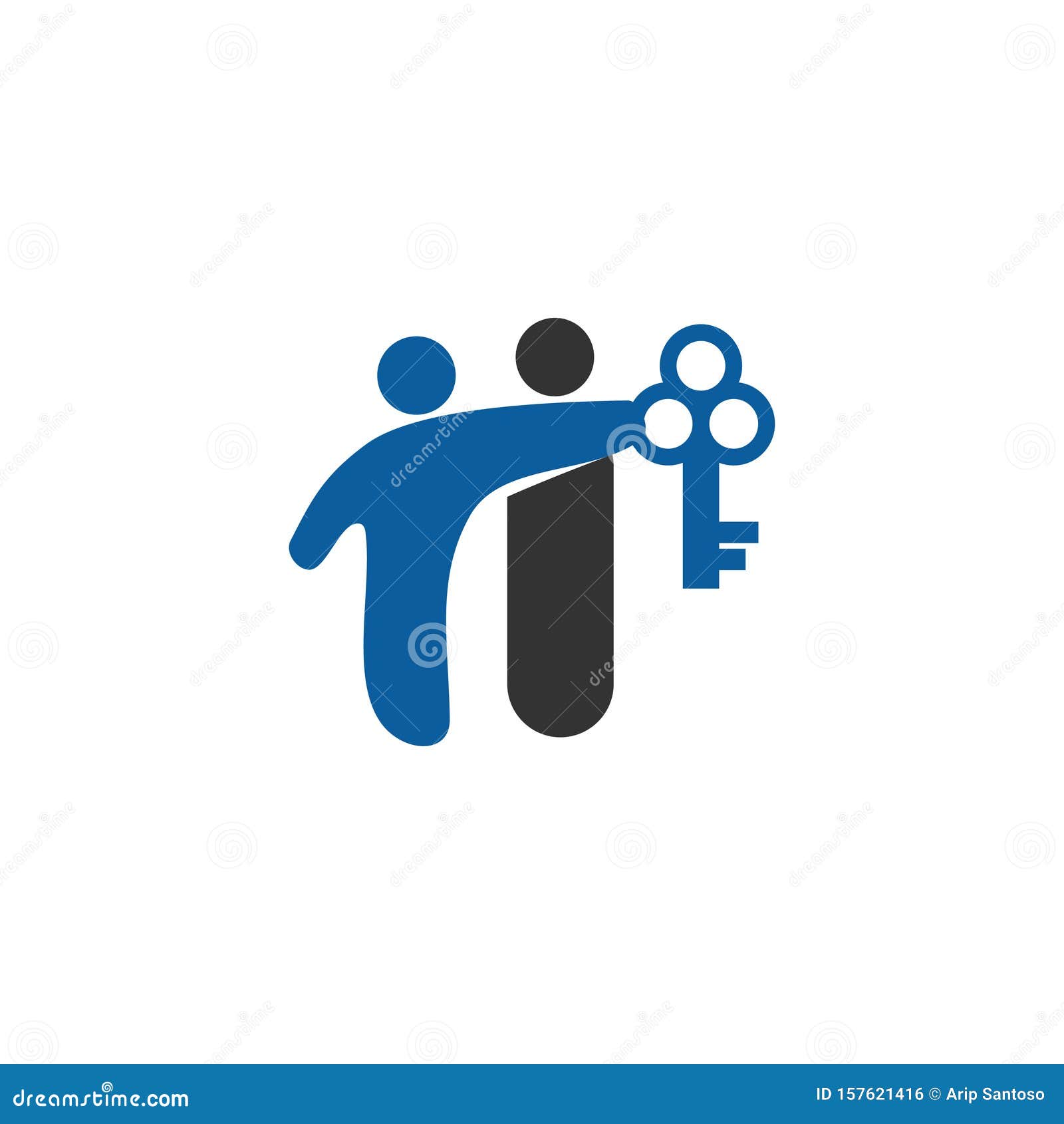 Commitment Teamwork Together Business Logo Illustration Vector Stock ...