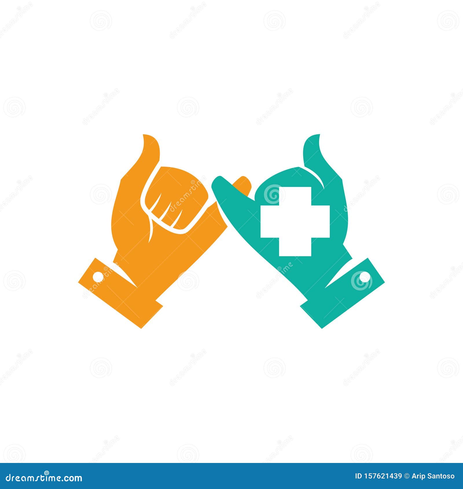 Commitment Teamwork Together Business Logo Illustration Vector Stock ...