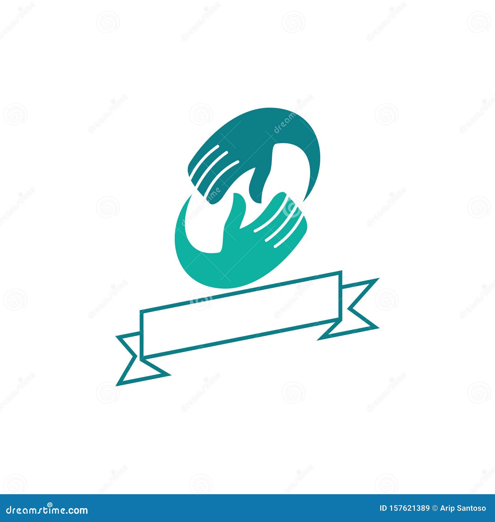 Commitment Teamwork Together Business Logo Illustration Vector Stock ...