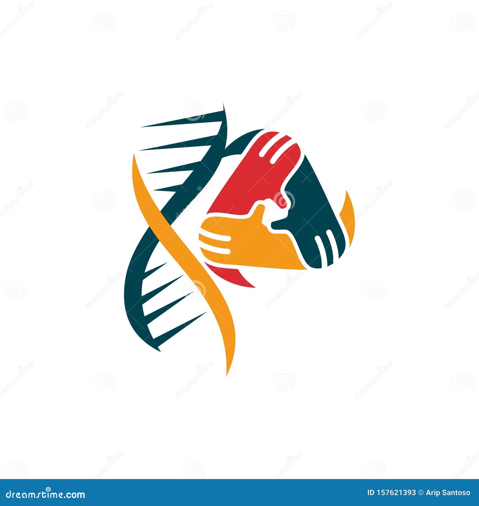 Commitment Teamwork Together Business Logo Illustration Vector Stock ...