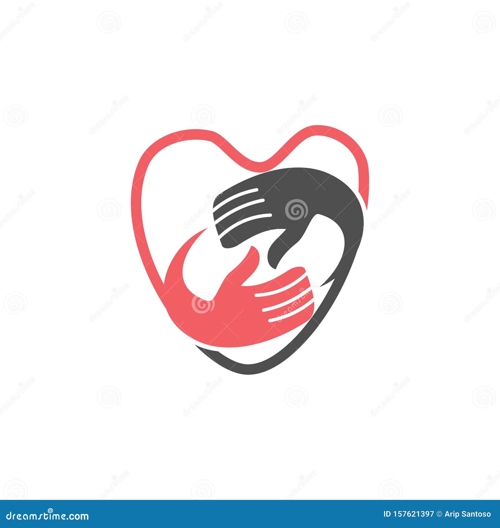 Commitment Teamwork Together Business Logo Illustration Vector Stock ...