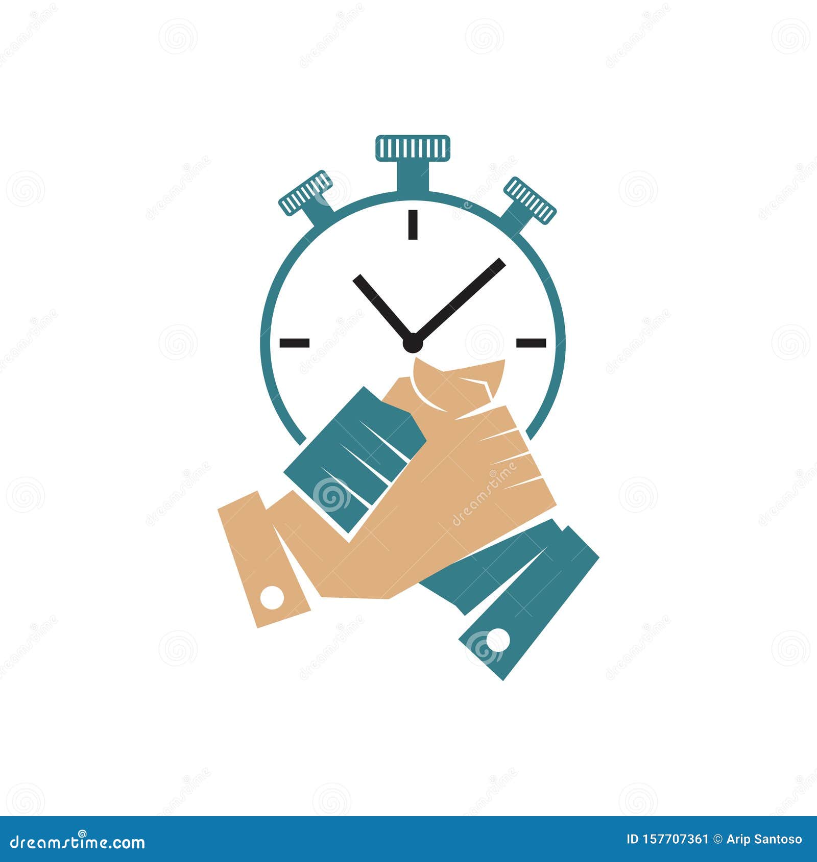 Commitment Teamwork Together Business Logo Illustration Vector Stock ...