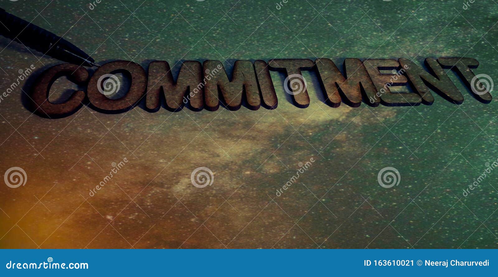 Commitment Words Displaying at Galaxy Sky Abstract Background Stock ... Commitment Words Displaying at Galaxy Sky Abstract Background Stock ...