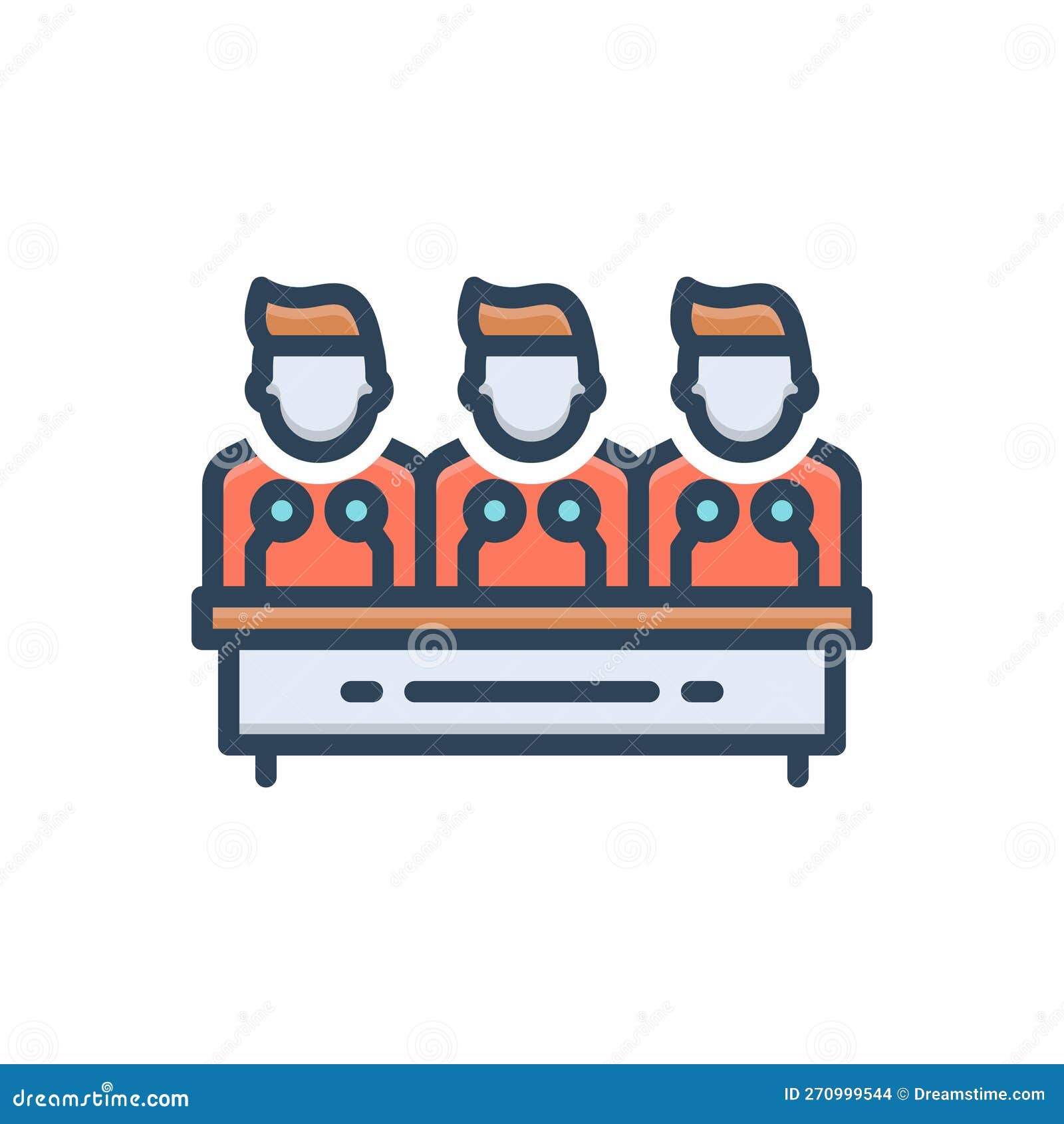 Color Illustration Icon for Committee, Council and Team Stock Vector ...