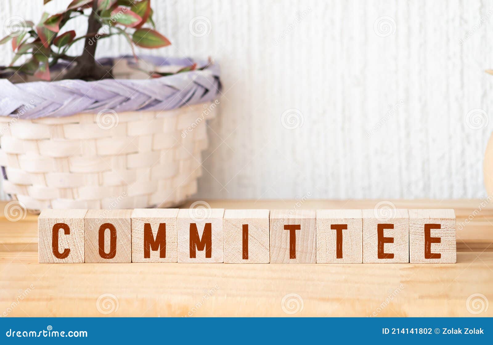 COMMITTEE Word Made with Building Blocks, Concept Stock Photo - Image ...