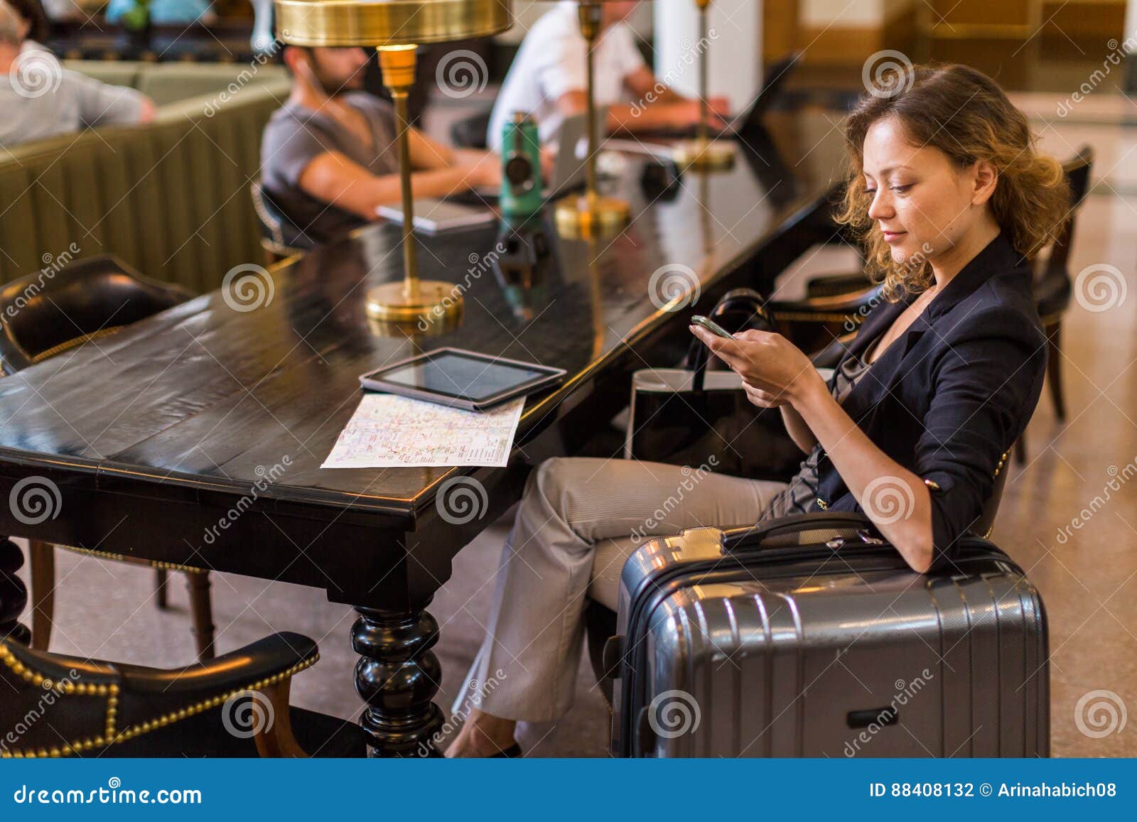 Commmuter stock photo. Image of caucasian, mobile, contemporary - 88408132