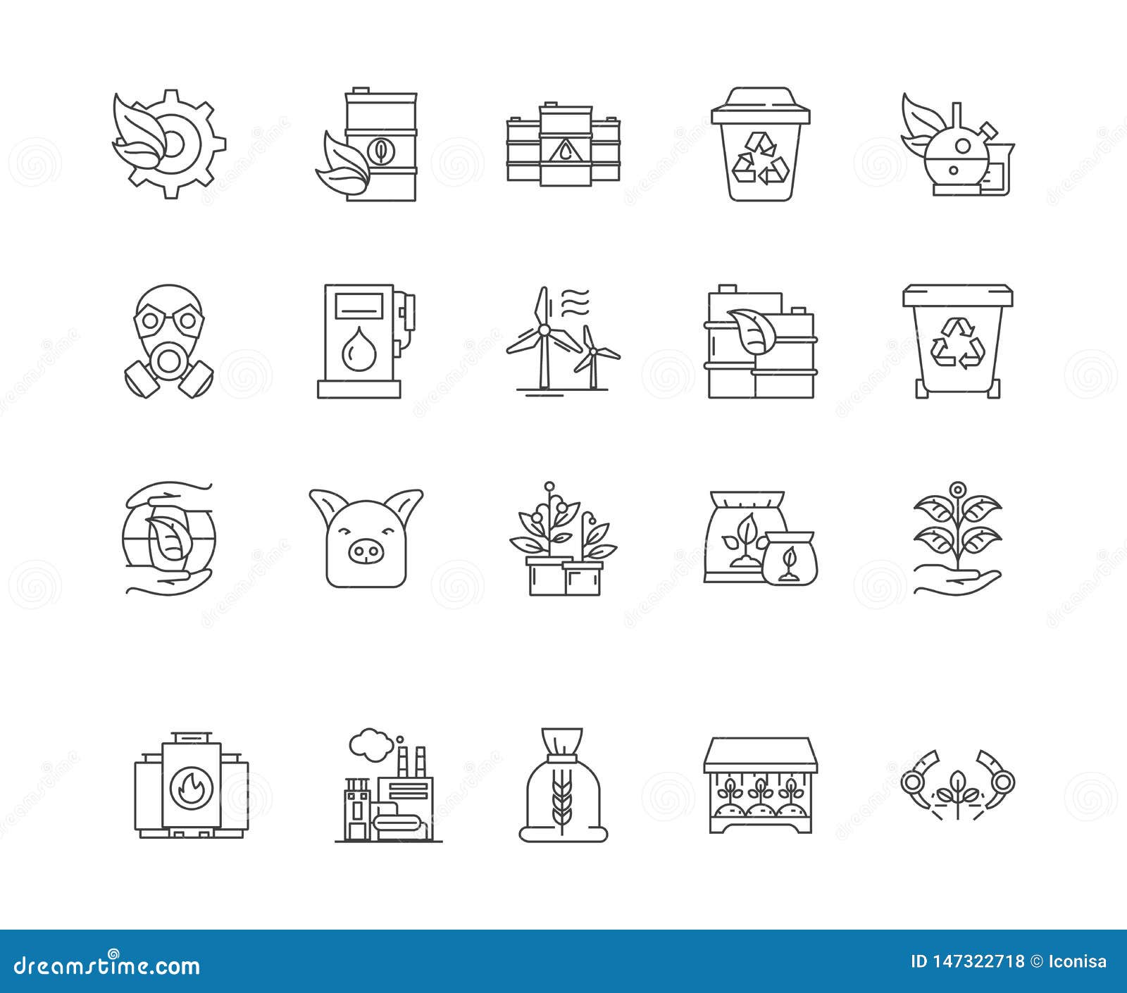 Commodity Brokers Line Icons, Signs, Vector Set, Outline Illustration ...
