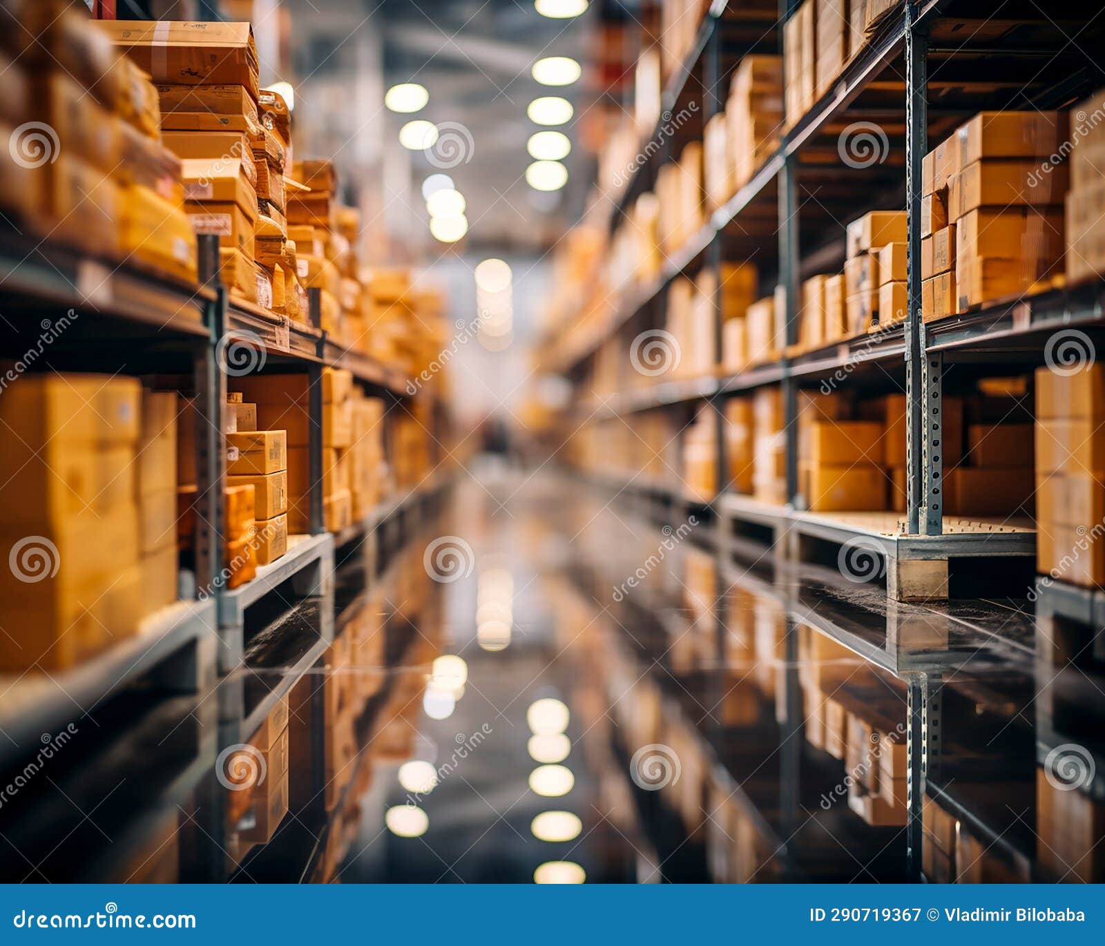 Commodity Cargo Packed in Transport Boxes Stock Illustration ...