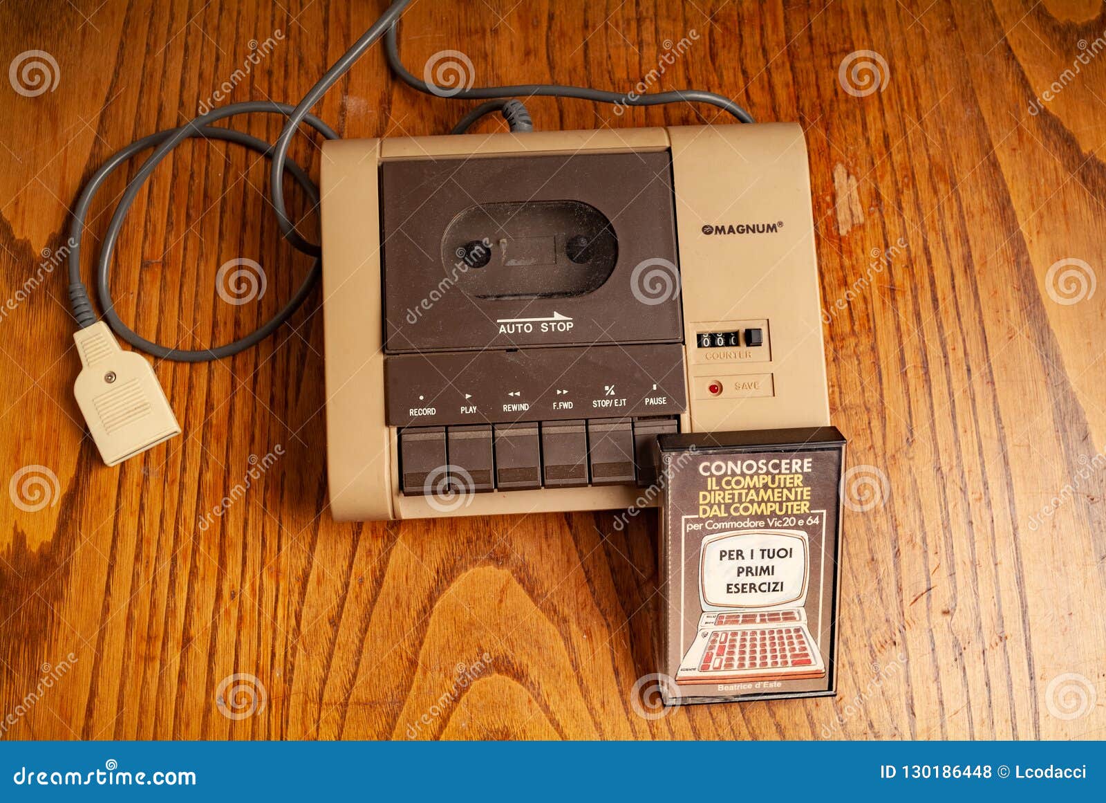 Commodore 64 1980s Tape Cassette Reader Editorial Stock Photo - Image ...