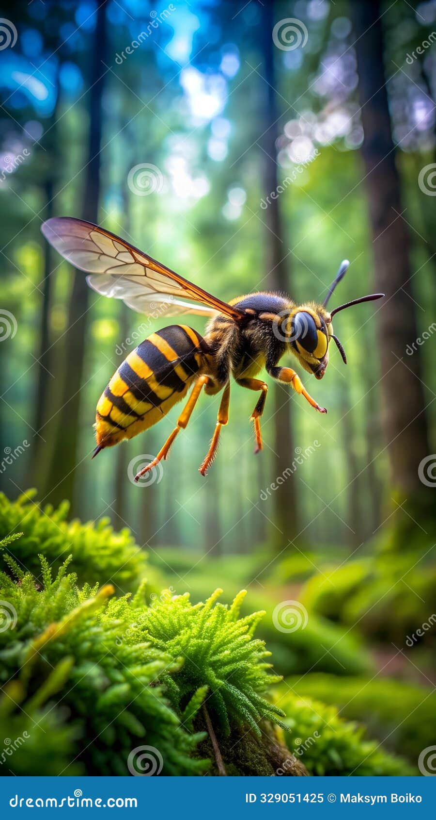 Common Beetle Bug Screams Lake Stock Illustration - Illustration of ...