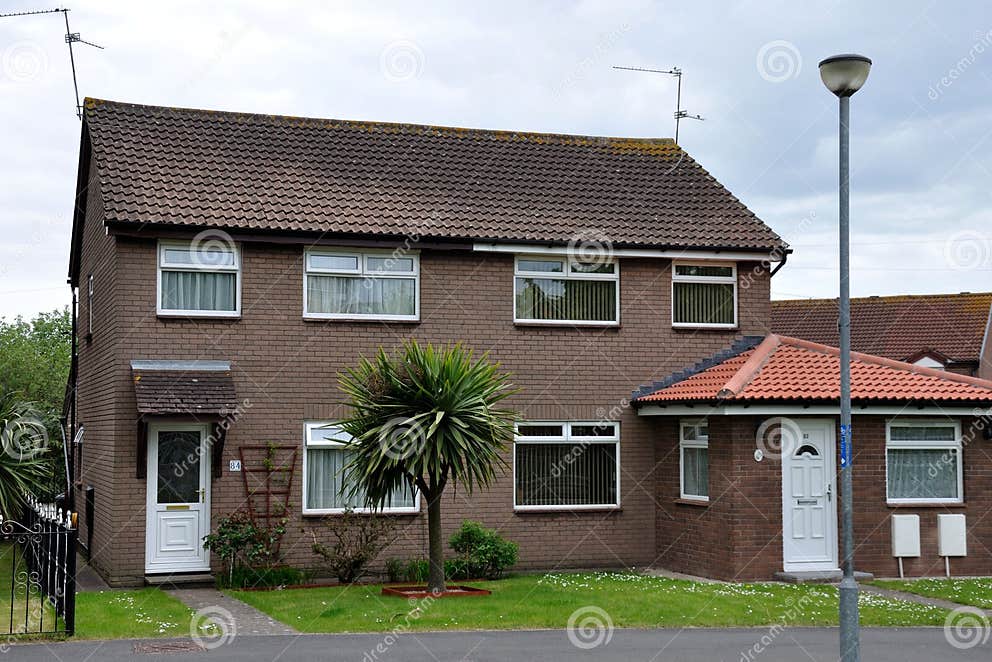 Common british house stock photo. Image of generic, british - 18831898