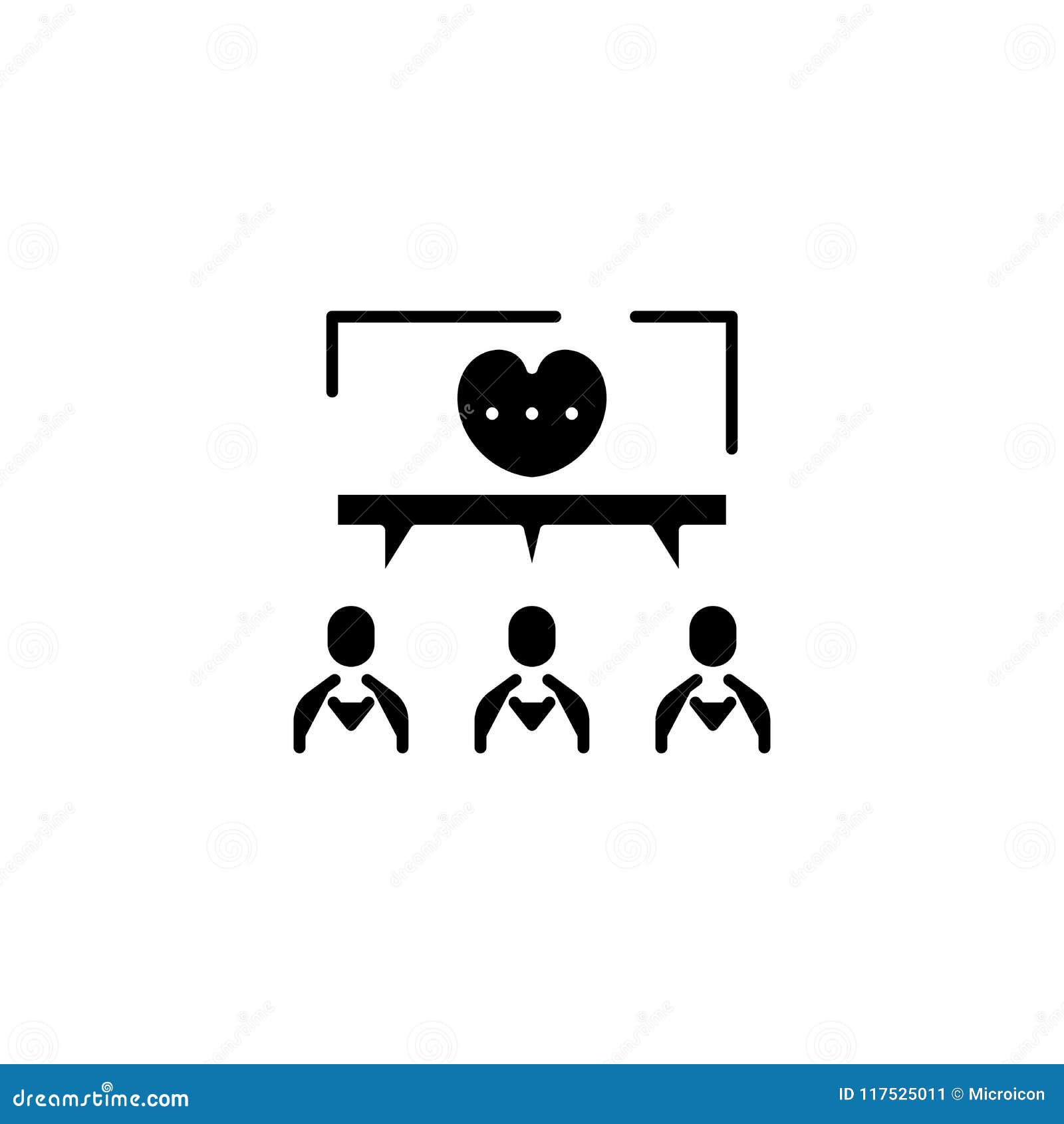Common Cause Black Icon Concept. Common Cause Flat Vector Symbol, Sign ...