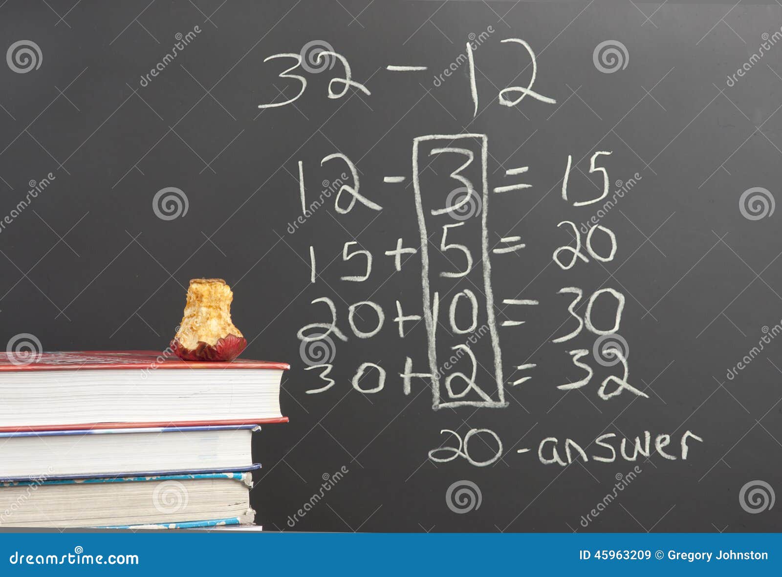 Common Core new math. stock image. Image of rotten, abstract - 45963209