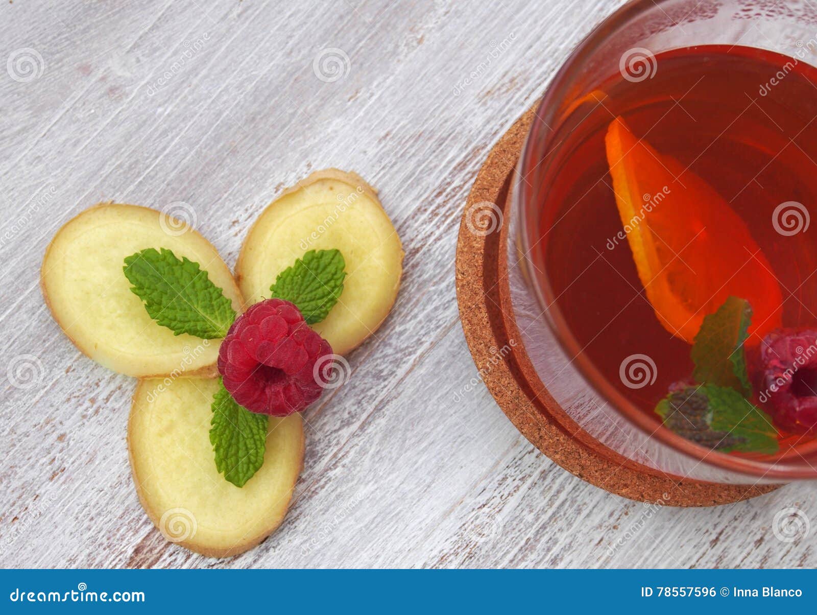 Common Cure for Common Cold - Lemon, Mint, Raspberry, Ginger Stock ...