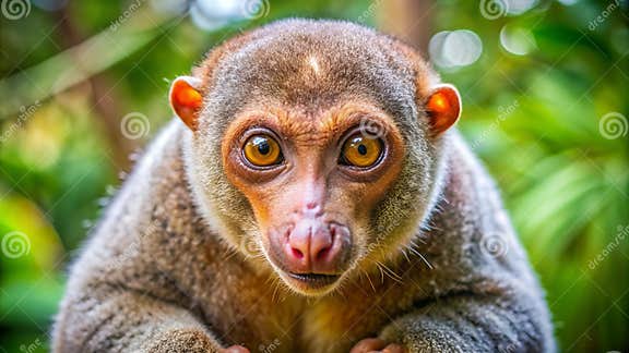 Common Cuscus Monkey Angry Island Stock Illustration - Illustration of ...