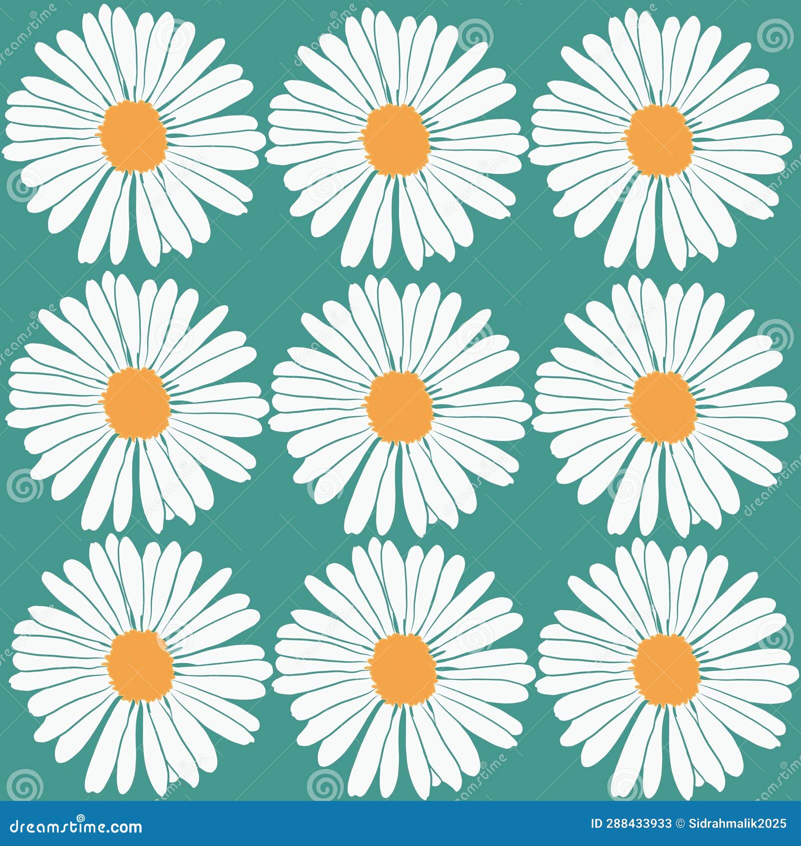 Daisy ,common Daisy . Hand Draw Sketch Vector. | CartoonDealer.com ...