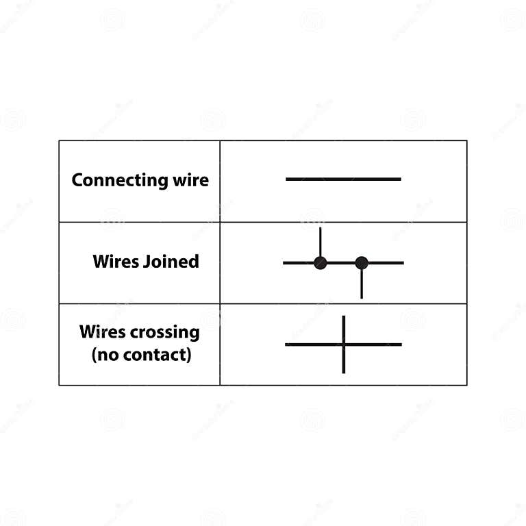 Common Electrical Symbol. Illustration of Basic Circuit Symbols ...