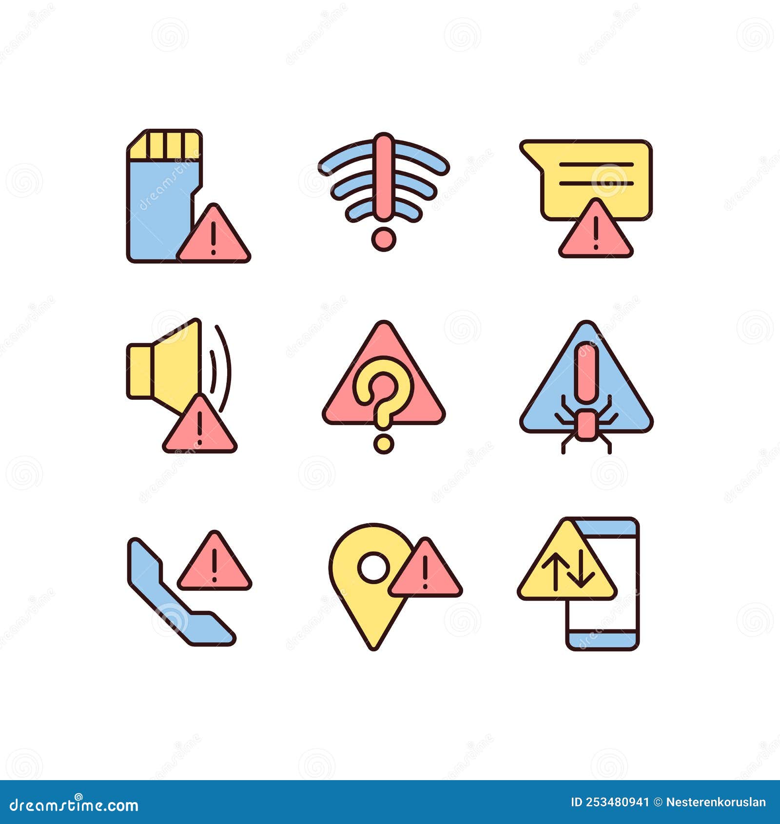 Common Electronic Symbol. Illustration Of Basic Circuit Symbols ... Common Electronic Symbol. Illustration Of Basic Circuit Symbols ...