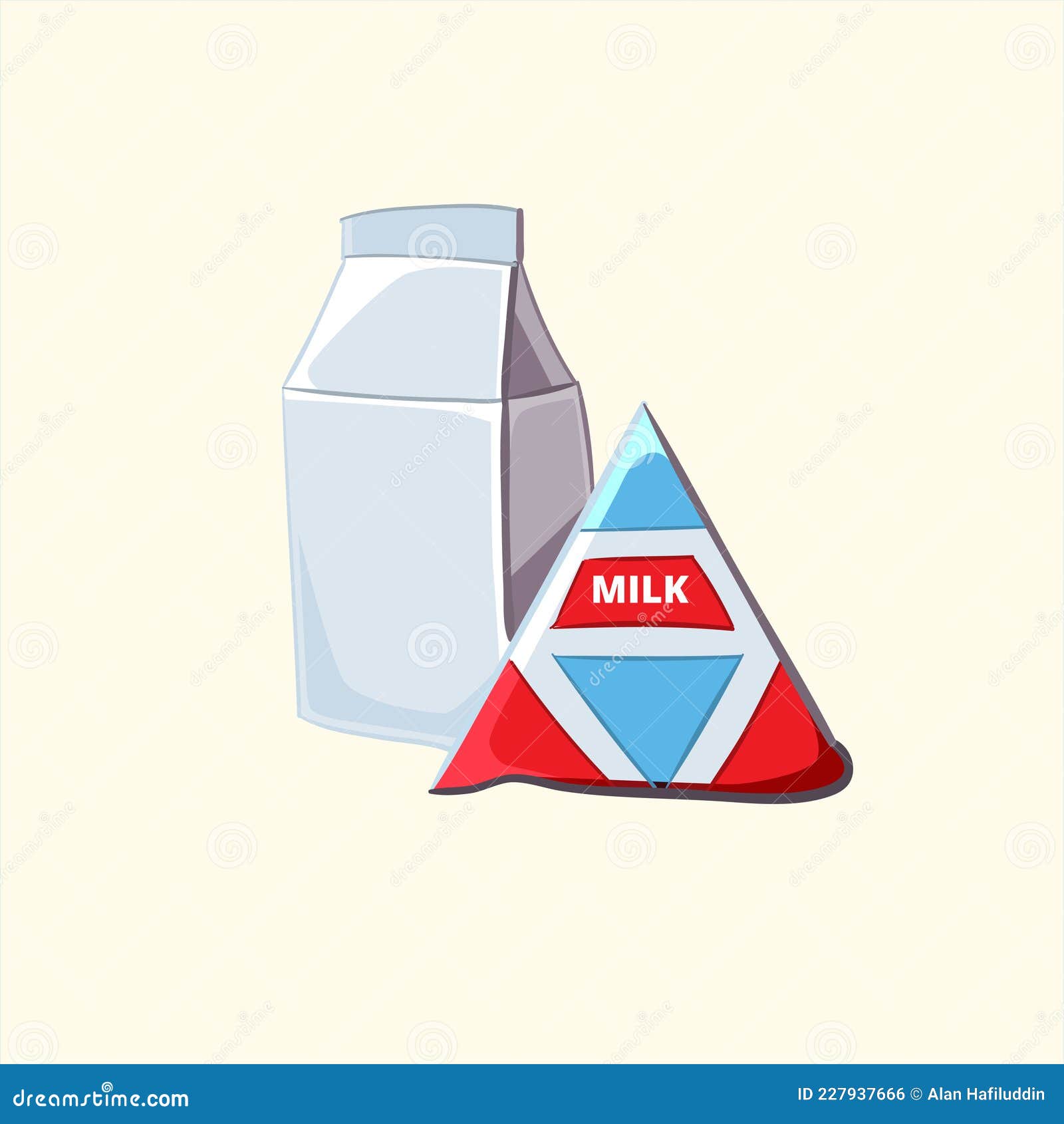 Common Everyday Food Product Vector Ilustration Stock Vector ...