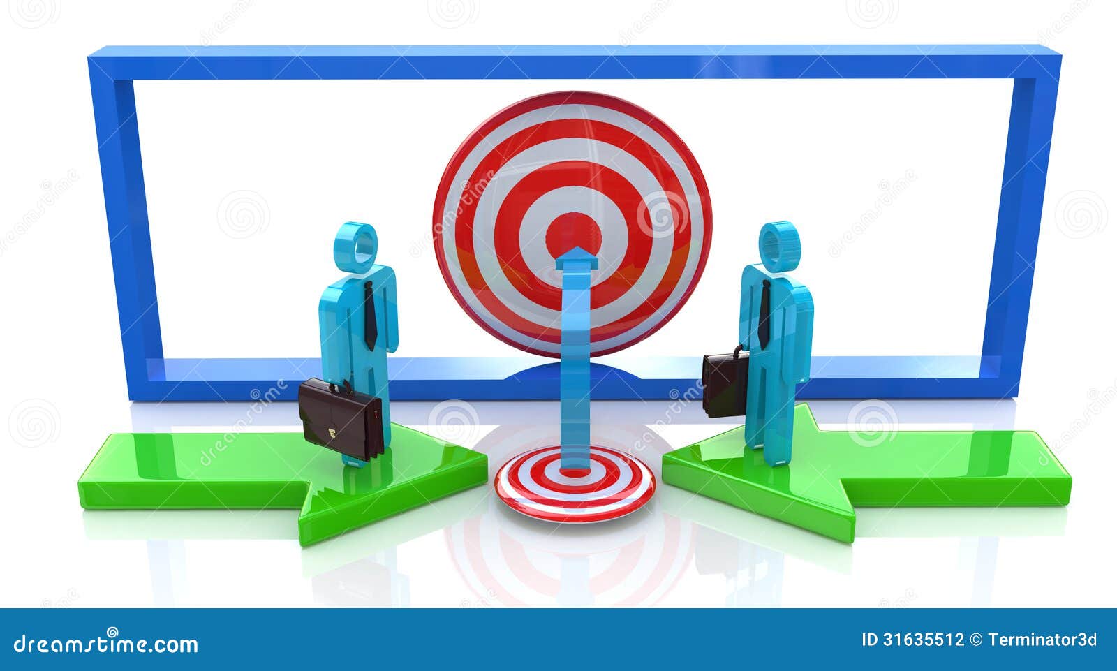 Common goal stock illustration. Illustration of connection - 31635512