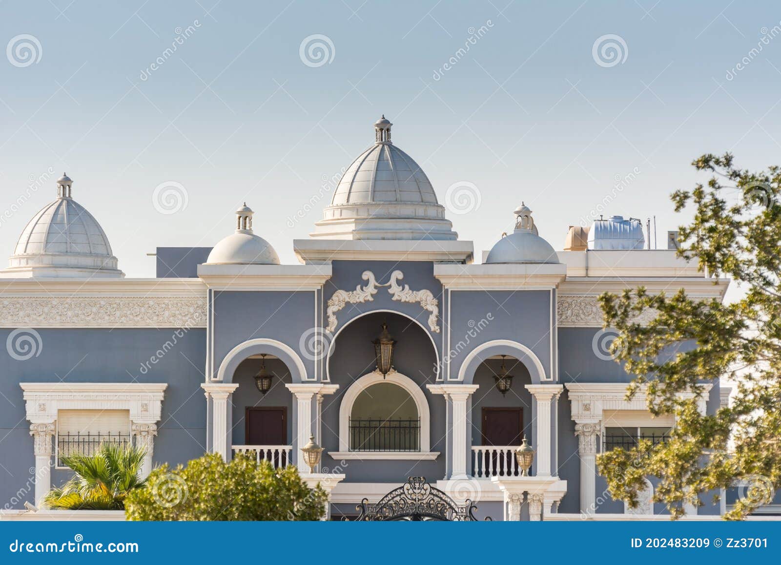 A Common Islamic Style Building in the Kingdom of Saudi Arabia Stock ...