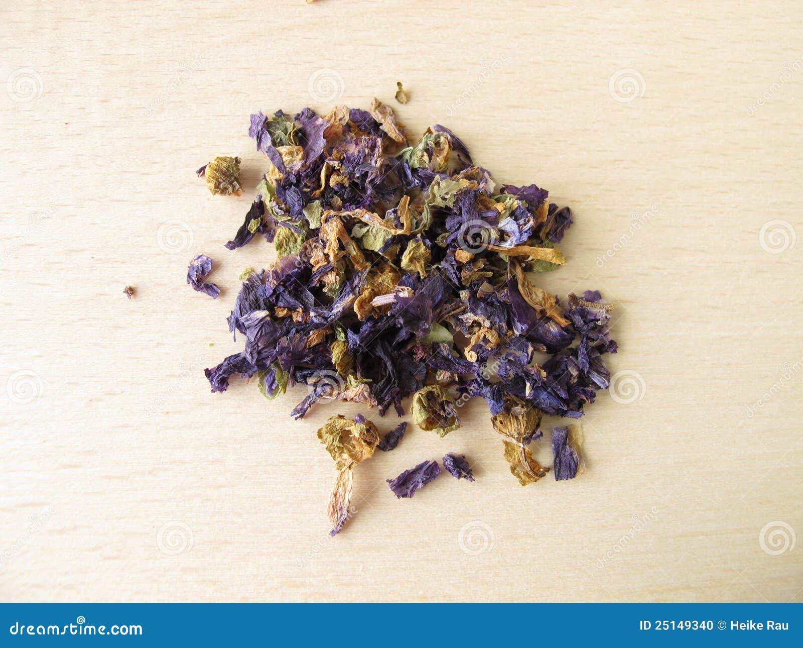 Common Mallow With Root, Green Leaves And Pink Flowers Stock ...