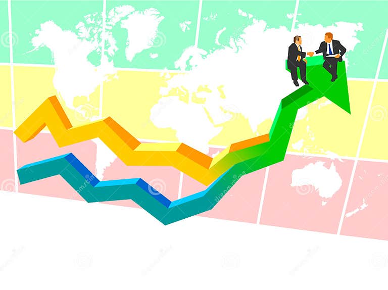 Common market stock vector. Illustration of arrow, partnership - 16802661