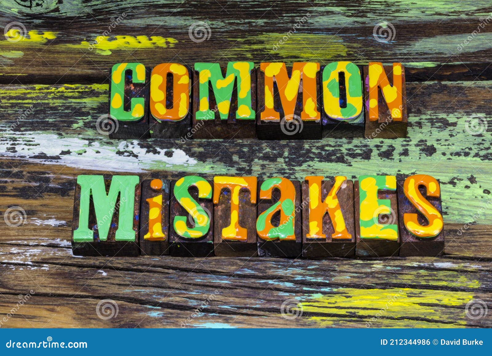 Common Mistakes Decision Error Result Failure Problem Evaluation ...