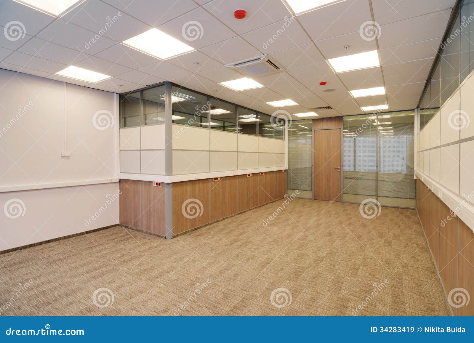 Common Office Building Interior Stock Image - Image of interior ...