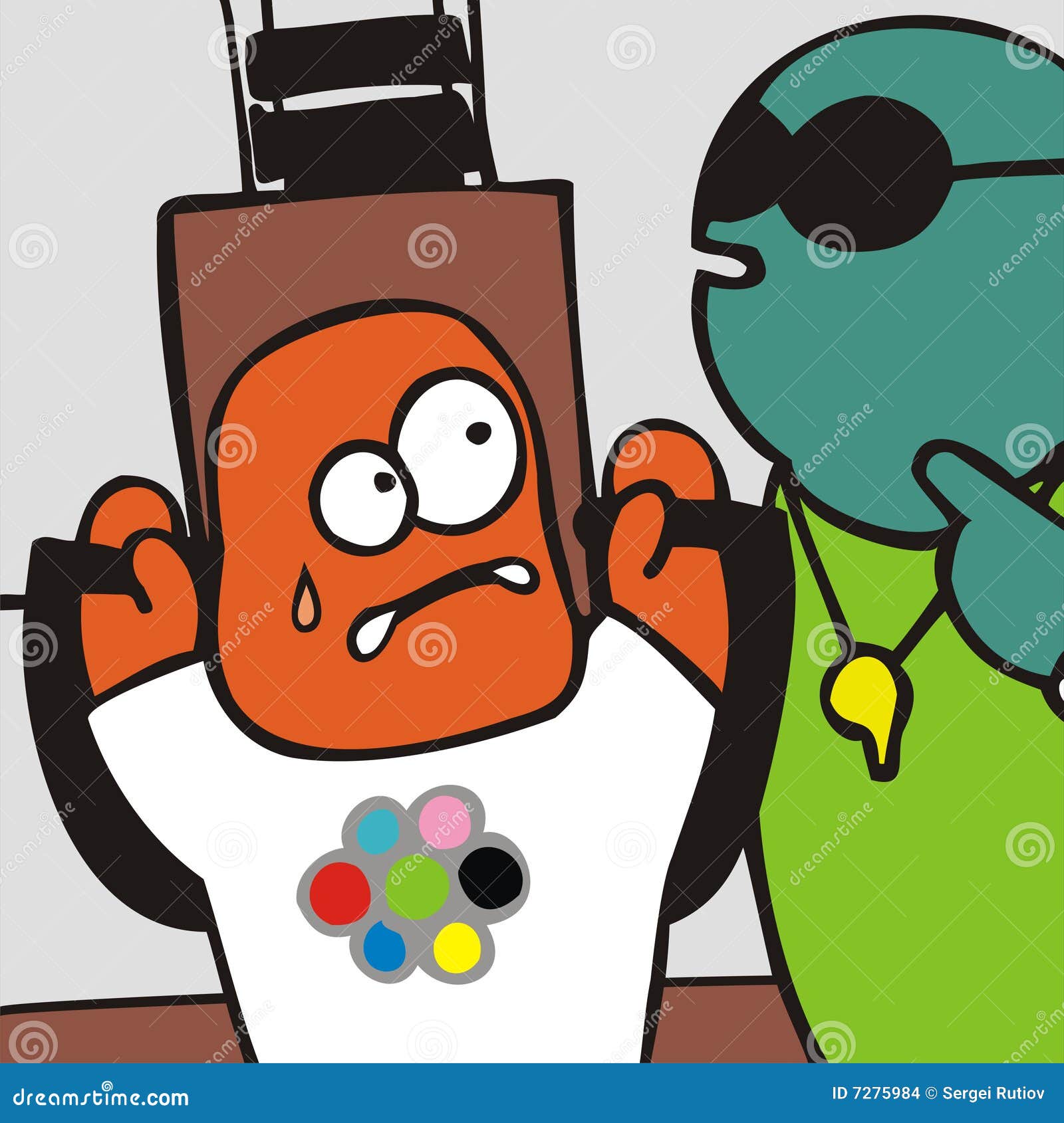 Common Situation About Stock Market People Vector Illustration ...