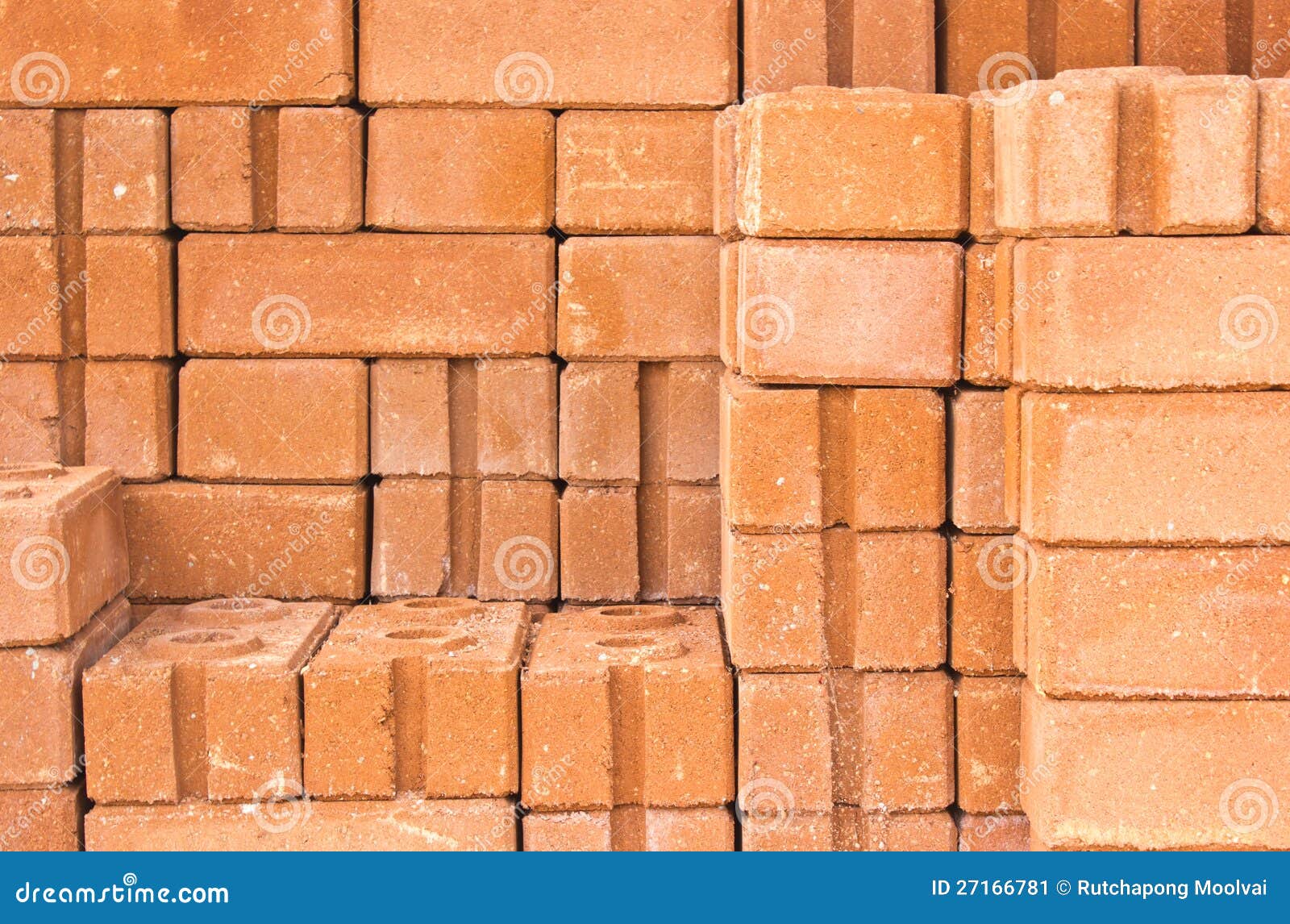 Common Quality Building Bricks Stock Image - Image of ready, trade ...