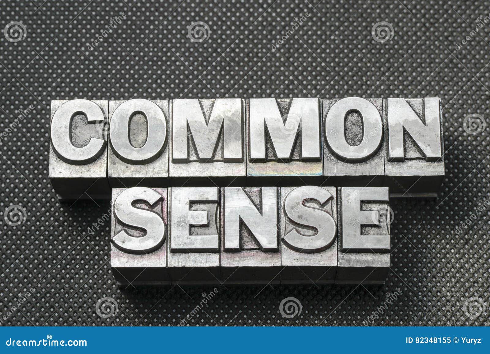 Common sense bm stock image. Image of estimation, metallic - 82348155