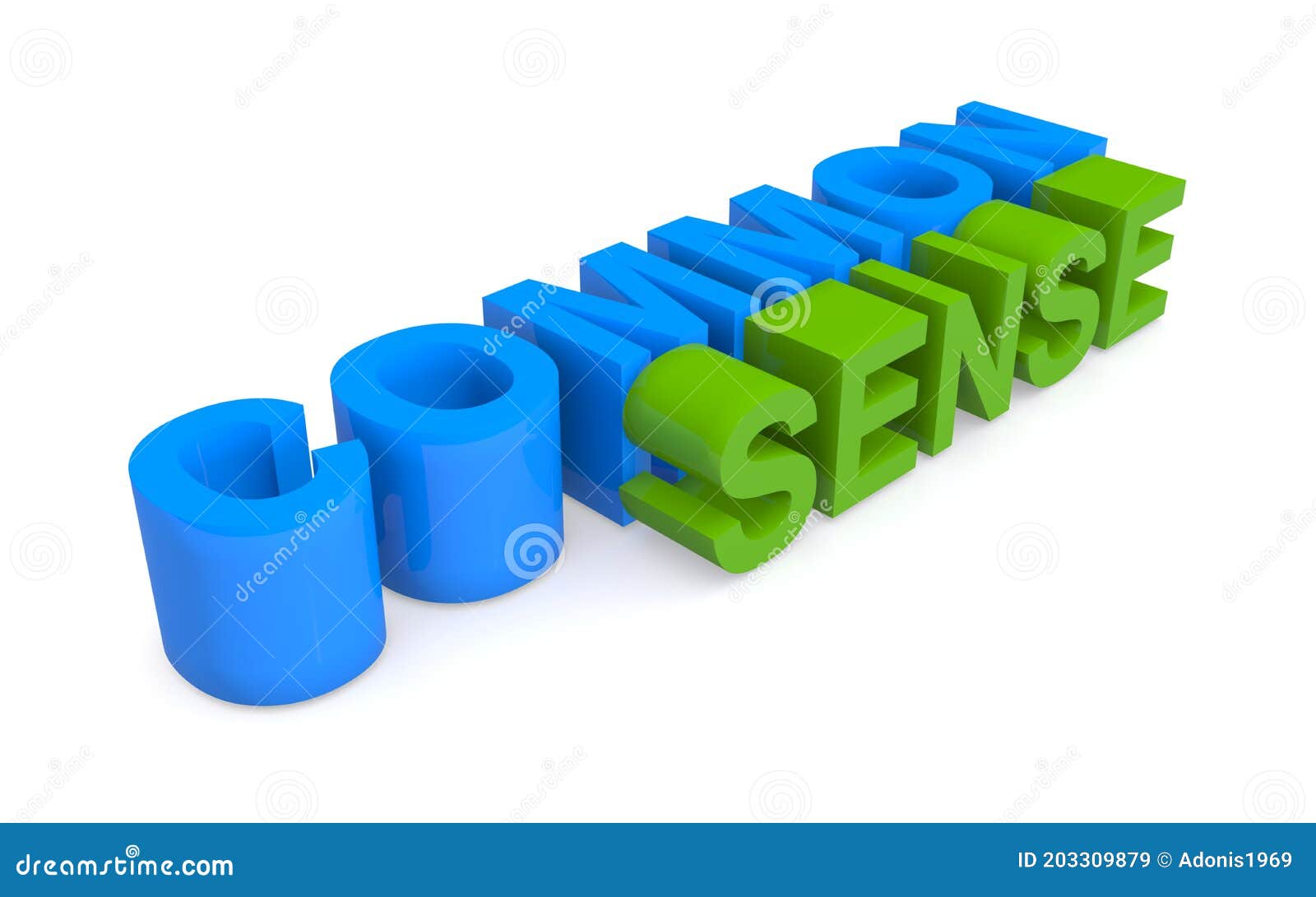 Common Sense Vector Illustration | CartoonDealer.com #69382324