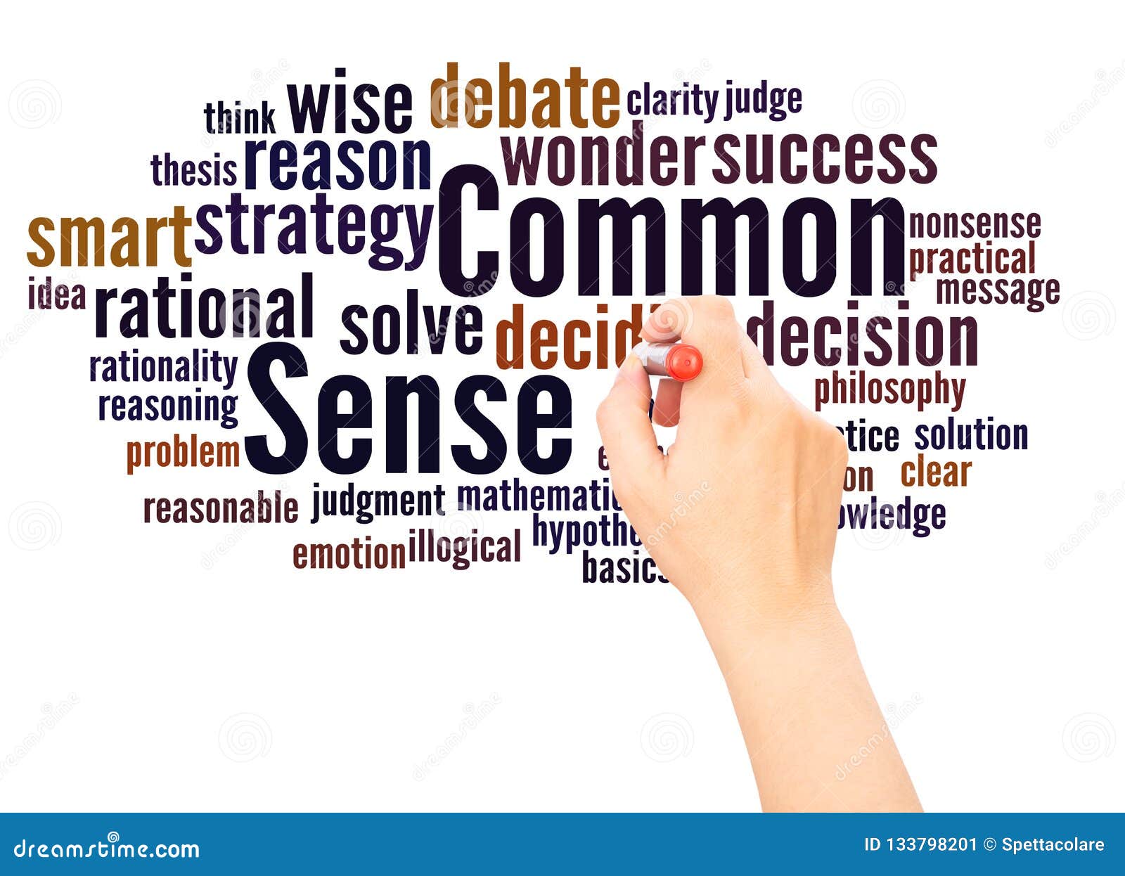 Common Word On Red Arrow Royalty-Free Stock Photography | CartoonDealer ...