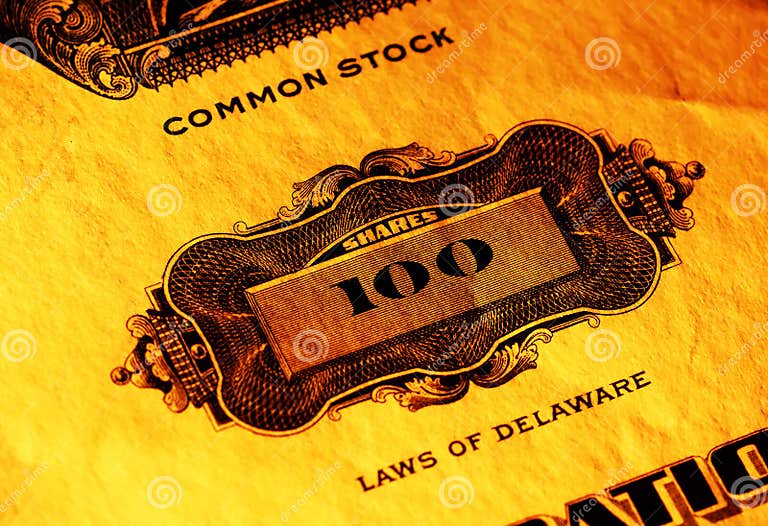 Common Stock stock image. Image of banking, money, certificate - 355061