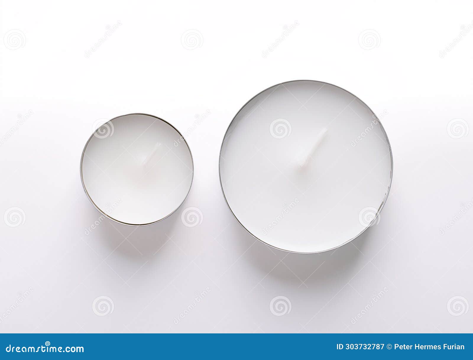 Common Tealight and a Maxi Tealight, Two Types of Tea Lights, from ...