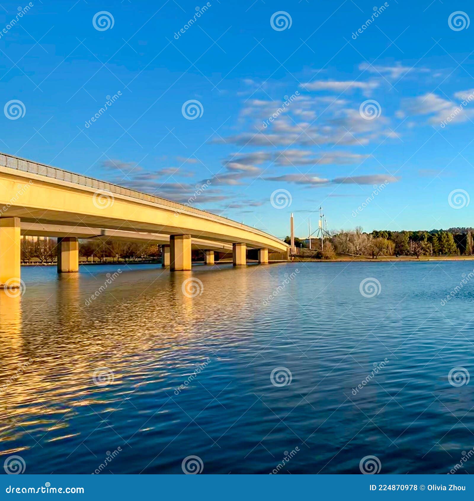 Commonwealth Avenue Bridge stock photo. Image of morning - 224870978