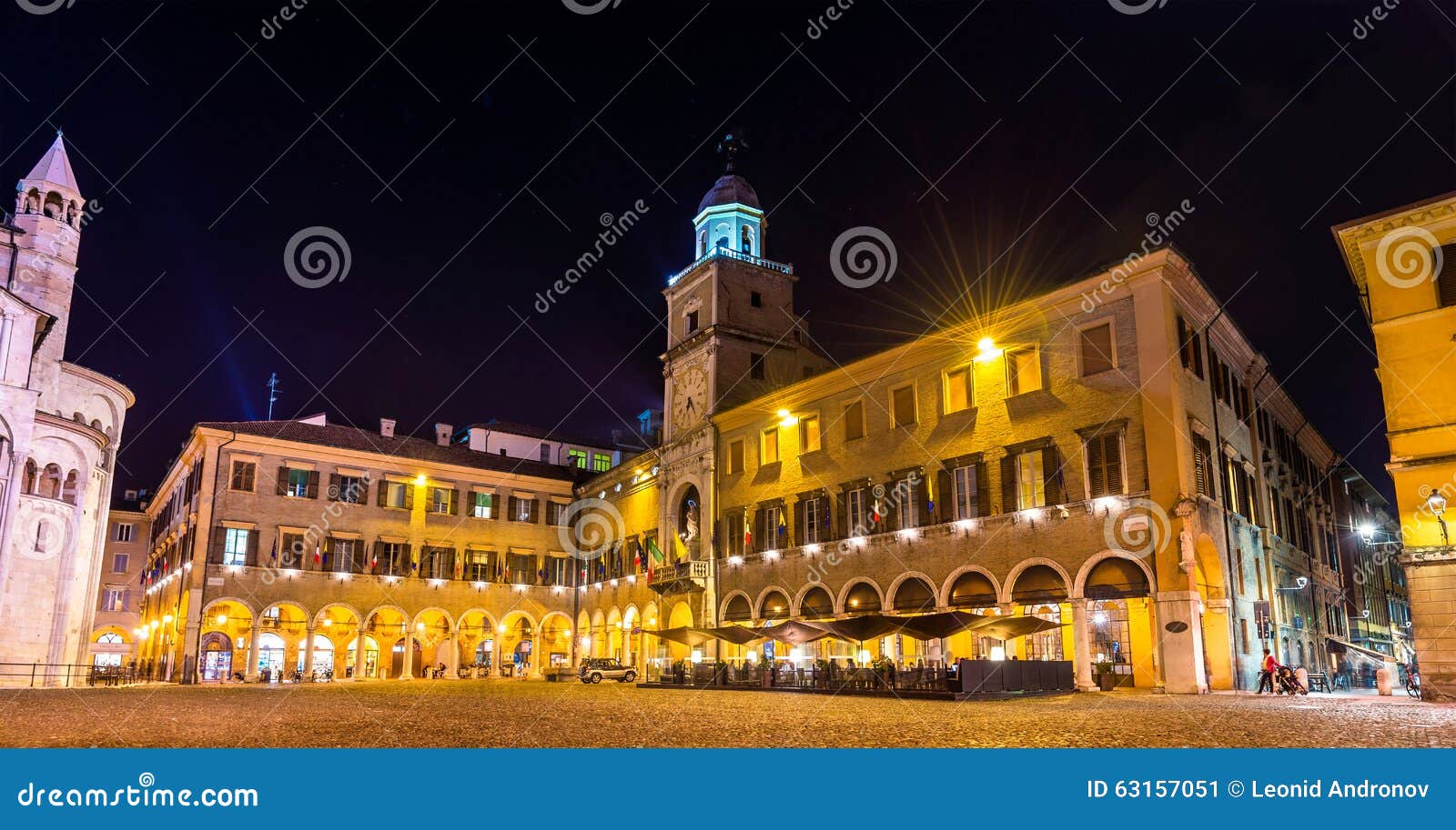 The Communal Palace, the Town Hall of Modena Stock Image - Image of ...