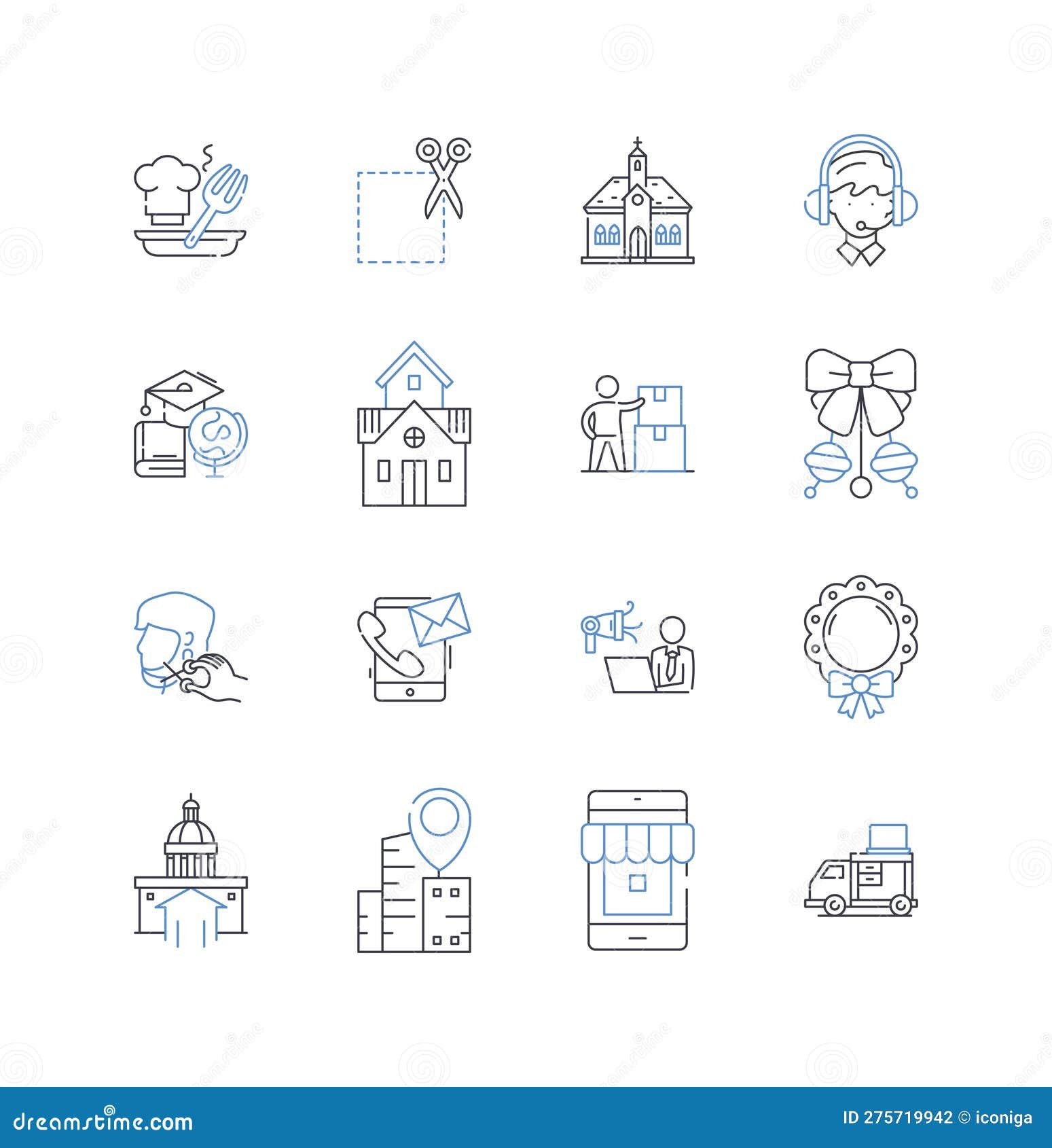 Commune Line Icons Collection. Sharing, Community, Unity, Cooperative ... Commune Line Icons Collection. Sharing, Community, Unity, Cooperative ...